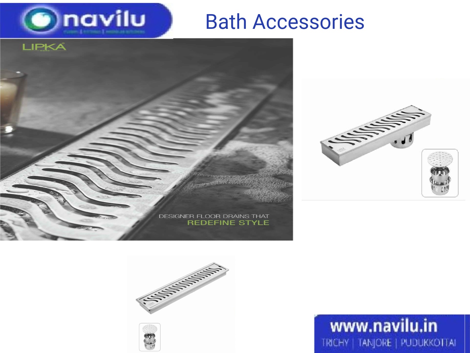 Stylish Shower Drainage Solutions by Lipka